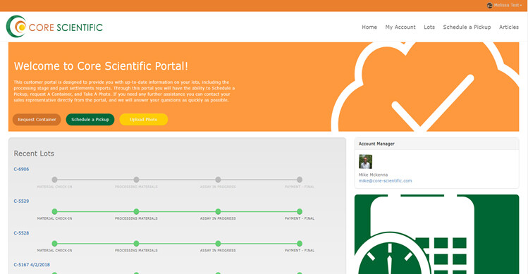 Core Scientific - Precious Metal Refinery